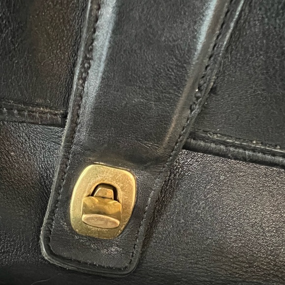 Coach | Bags | Vintage Coach Eseex Briefcaselaptop Bag Wdouble Turn ...